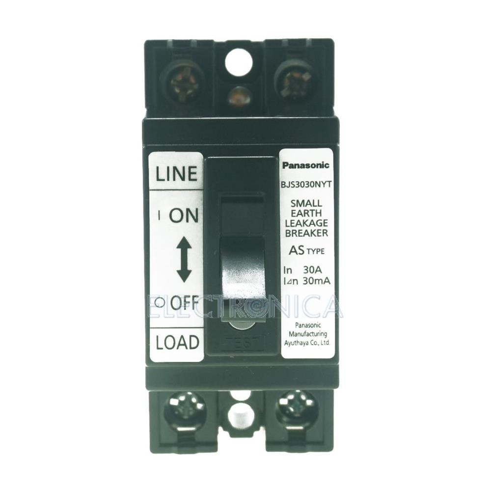 เบรคเกอร์กันดูด BJS3030NYT 2P30A PANASONIC รุ่น PANASONIC เบรคเกอร์กัน ...