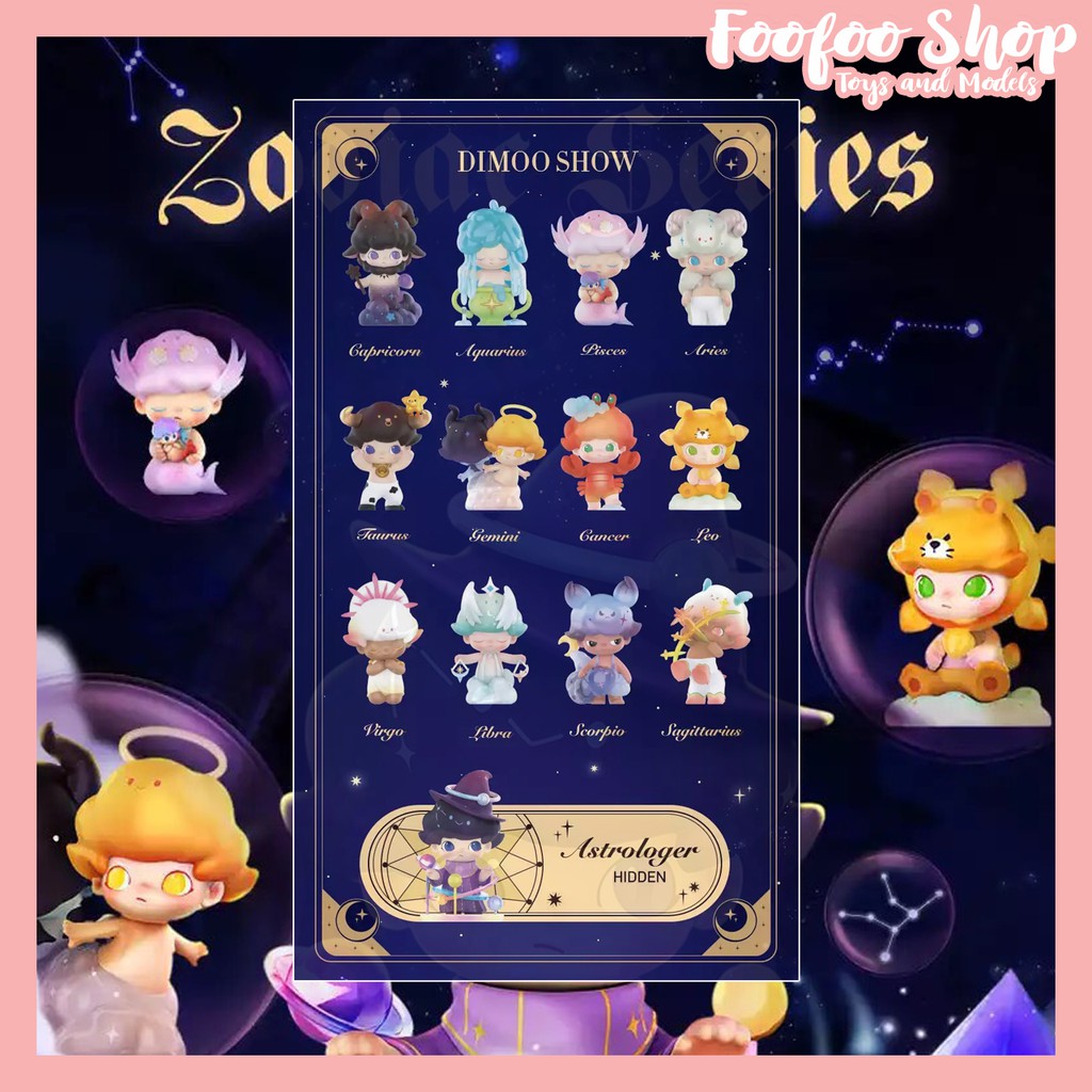 [พร้อมส่ง] DIMOO - Zodiac Series Figures POP MART Blind Box ฟิกเกอร์ ...