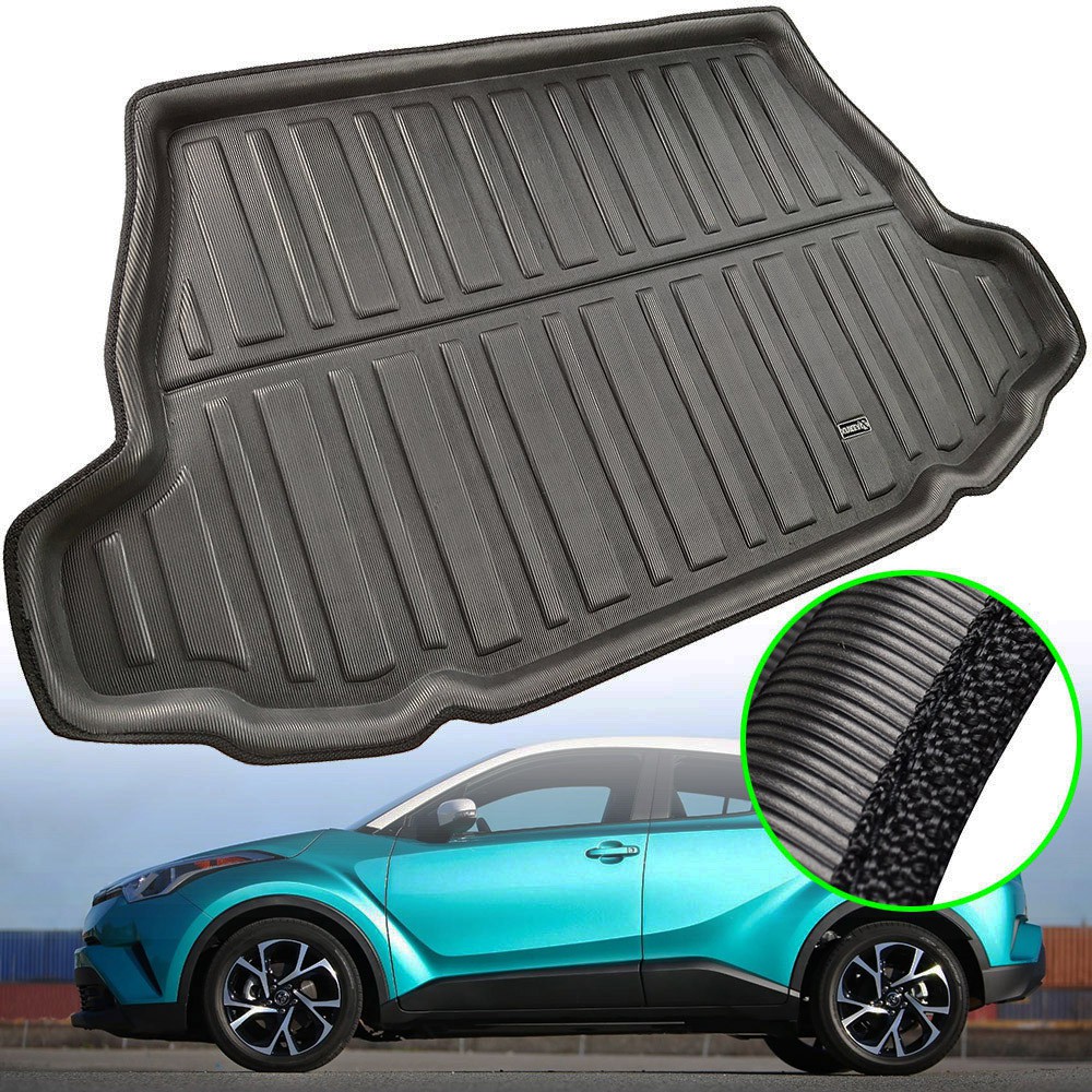 สําหรับ Toyota C-HR CHR 2017 2018 2019 Cargo Boot Liner ถาด Trunk พรมปู ...