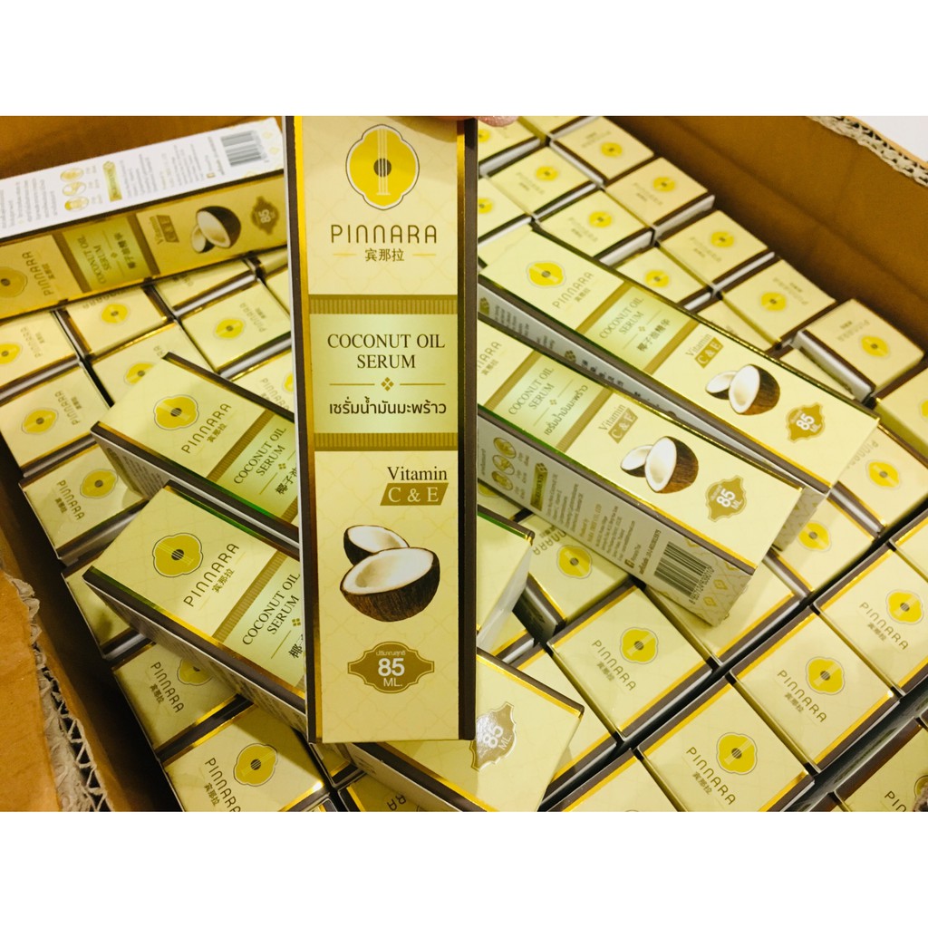 PINNARA COCONUT OIL SERUM เซรั่มน้ำมันมะพร้าว | Shopee Thailand