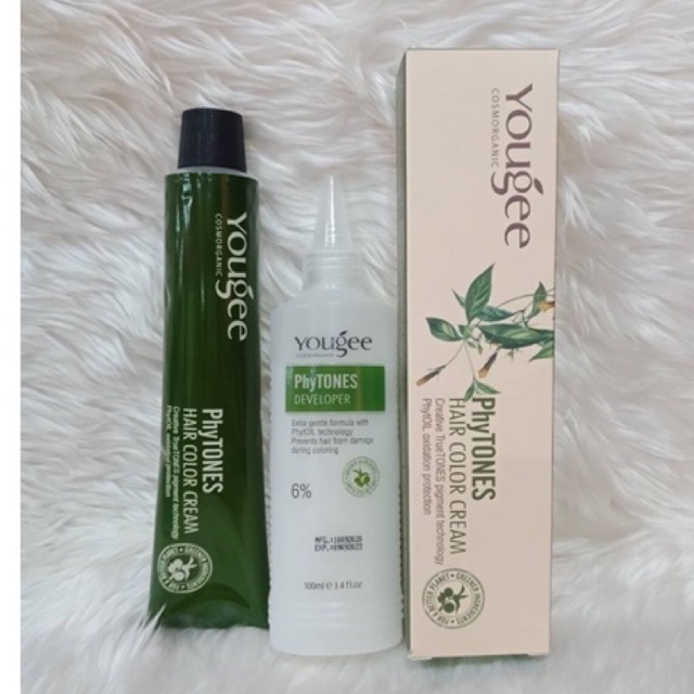 Yougee ครีมเปลี่ยนสีผมออร์แกนิก ไม่เหม็น ไม่แสบหนังศรีษะ ออแกนิก ...
