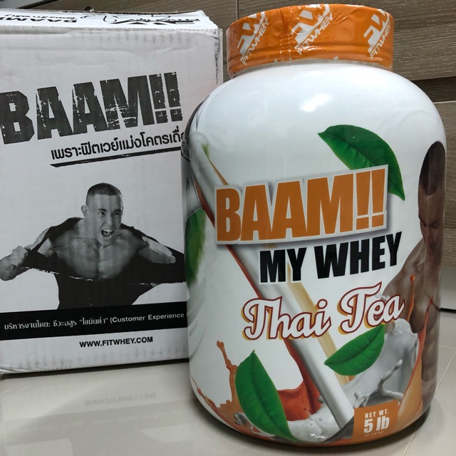 BAAM THAI TEA FLAVOR WHEY Protein | Shopee Thailand