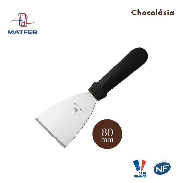 Matfer แท้ เกรียงสำหรับทำช็อกโกแลตตกแต่ง ทำช็อกโกแลตพัด Chocolate ...