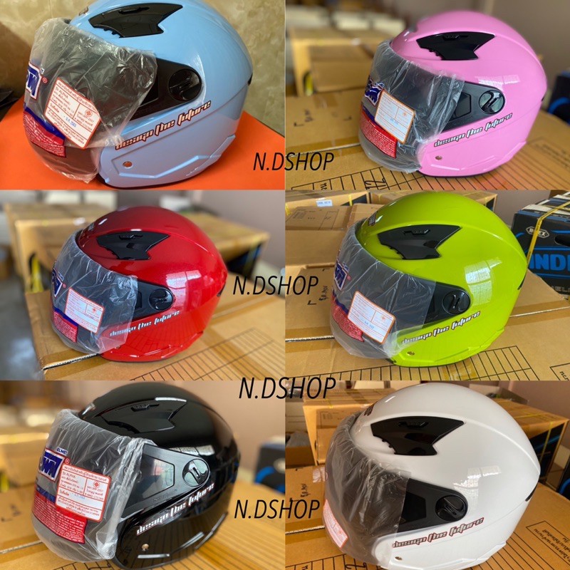 หมวกกันน็อค SPACE CROWN รุ่นALPHA แบบเต็มใบเปิดหน้า[กระจกติดหมวกสีชา ...