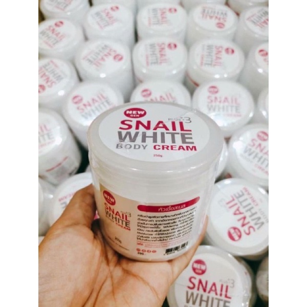 สเนลไวท์ 250ml Snail white cream plus | Shopee Thailand