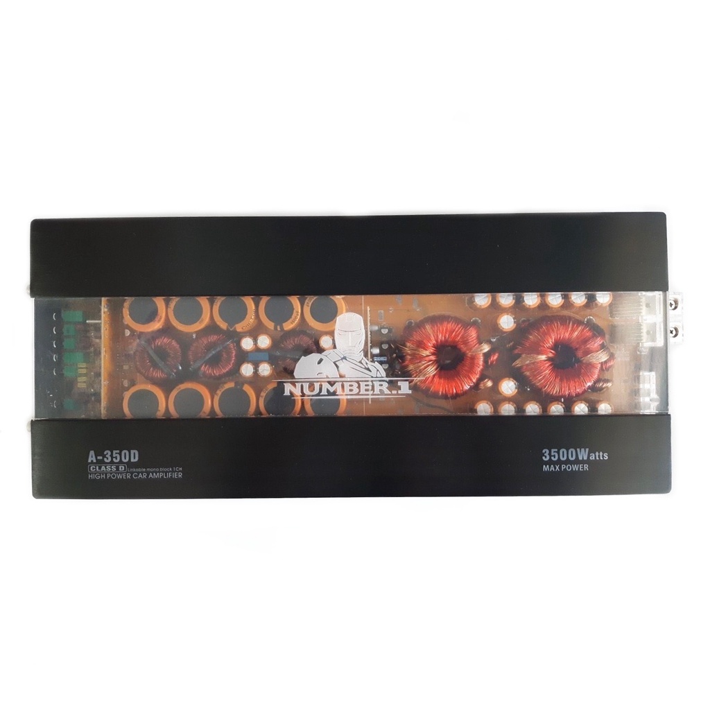 เพาเวอร์แอมป์ติดรถยนต์แรงๆดีๆ NUMBER.1 รุ่น A-350D CLASS D 3500w. ซิงค์สีดำ | Shopee Thailand