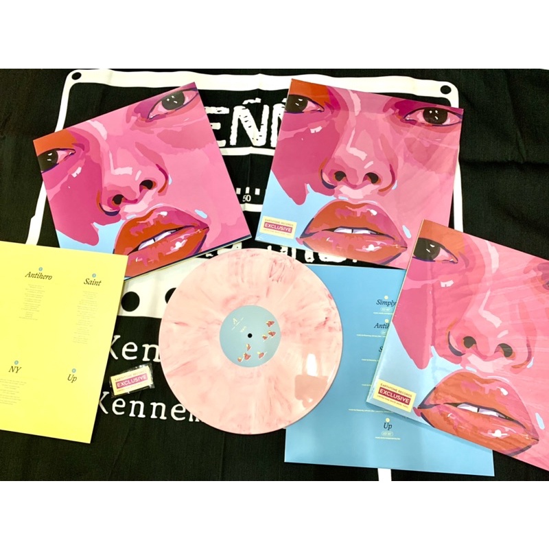 แผ่นเสียง ADOY : her EP (THAI Exclusive ) Limited PINK -WHITE SWIRL ...