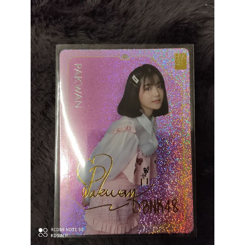 การ์ด Ultra Rare ลายเซ็น ดิจิตอล Pakwan BNK48 Premium Cards สภาพสวย ...
