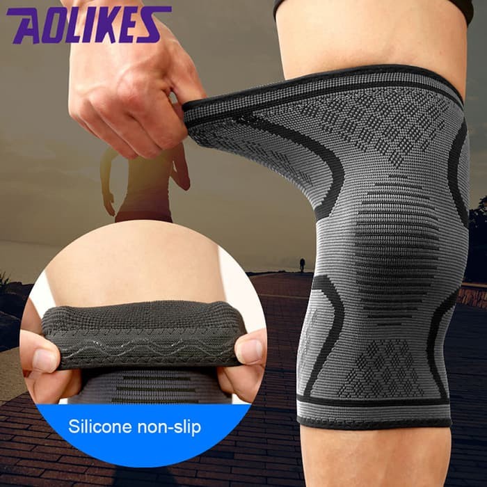 1 ชิ้น AOLIKES KNEE BRACE KNEE SUPPORT ต้นฉบับนําเข้า AOLIKES KNEE DECK ...