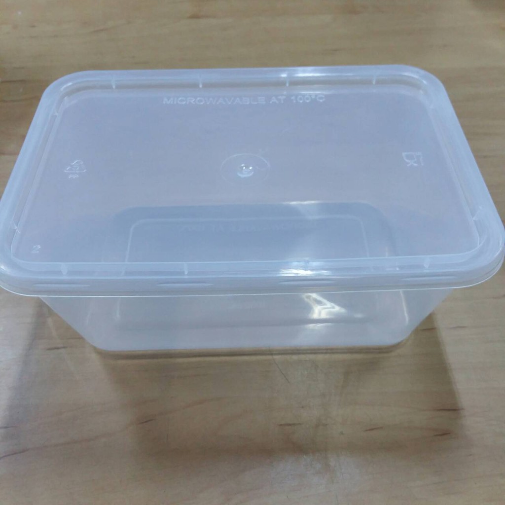 กล่องข้าวพลาสติก 1 ช่อง ขนาด 750 ml-1000 ml บรรจุ 25 ชิ้น/แพ็ค ตราดาว ...