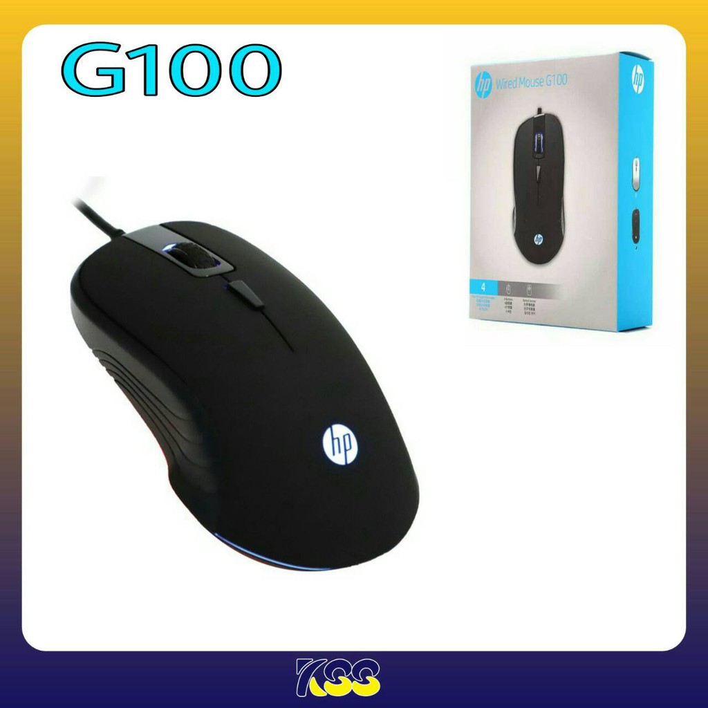 MOUSE (เม้าส์) HP GAMING G100 - สินค้ารับประกัน 1 ปี | Shopee Thailand