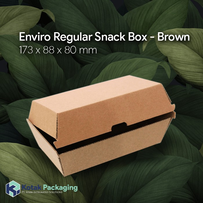 Snack Box - Regular Plain - กระดาษแข็ง - บรรจุภัณฑ์ - กล่อง - ของว่าง ...