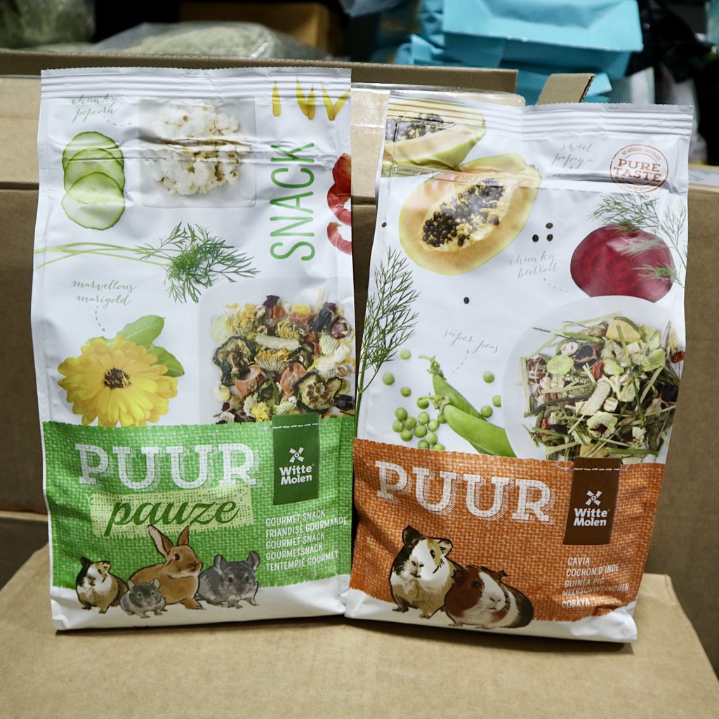 PUUR อาหารแกสบี้ อาหารกระต่าย พรีเมี่ยม ไฟเบอร์สูง ความน่ากินสูง นำเข้า ...