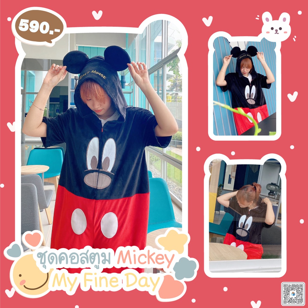 ชุดคอสตูม Disney (ชุดที่ 1) ลิขสิทธิ์แท้ / คอสตูม Pooh Piglet Eeyore ...