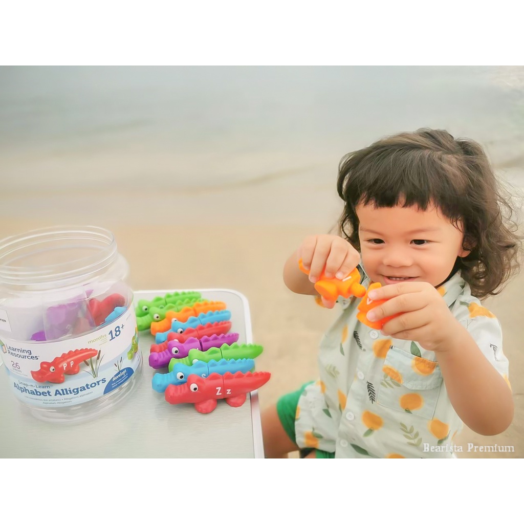: Learning Resources : Snap-n-Learn Alphabet Alligators ชุดจระเข้จับคู่ ...