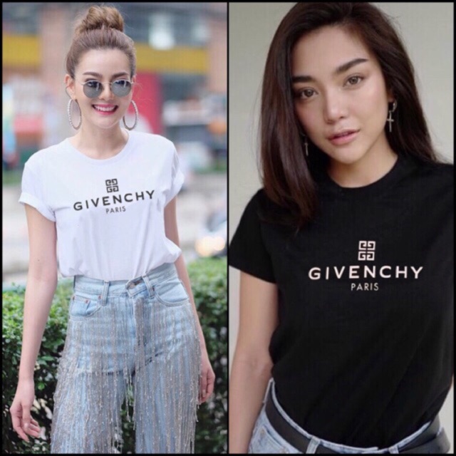 เสื้อยืด givenchy เสื้อแบรนด์ | Shopee Thailand