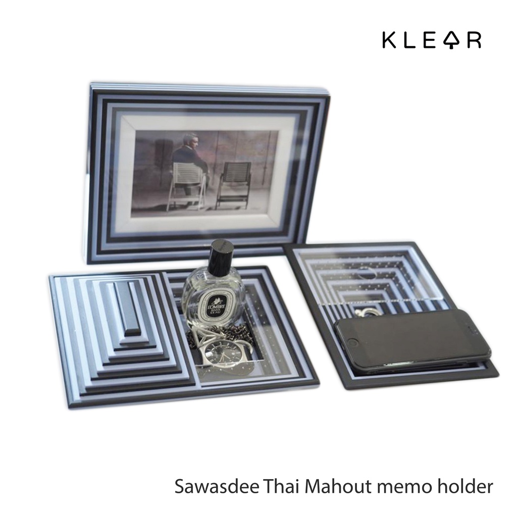 KlearObject Layers Photo Frame &Trays (Set 3 pcs) กรอบรูปอะคริลิคและถาดอะคริลิค ใส่ของ ใส่รูป ...