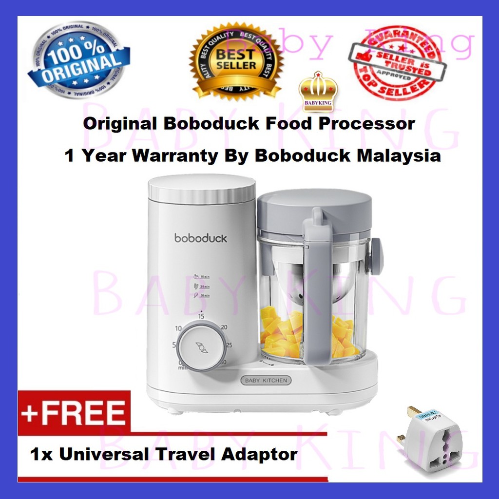 Boboduck เครื่องเตรียมอาหารสําหรับทารก 4 in 1 Blender Heater Mixer ...