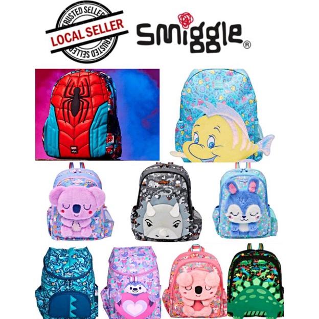 Smiggle Junior กระเป๋าเป้สะพายหลัง รูปสัตว์ | Shopee Thailand