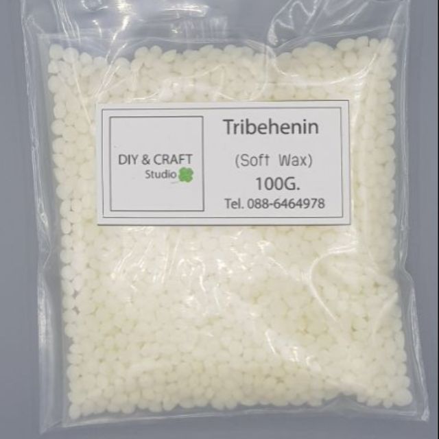 Tribehenin (Soft Wax) 100กรัม สำหรับทำลิป | Shopee Thailand