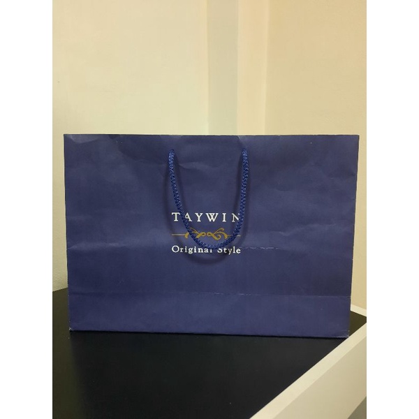 (มือสอง) ถุงกระดาษ TAYWIN | Shopee Thailand