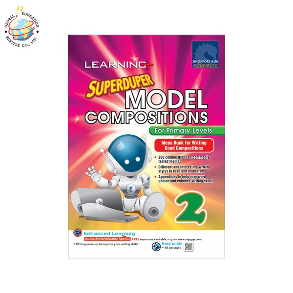 Global Education หนังสือ Learning+ Superduper Model Compositions For Primary Levels 2 | Shopee ...
