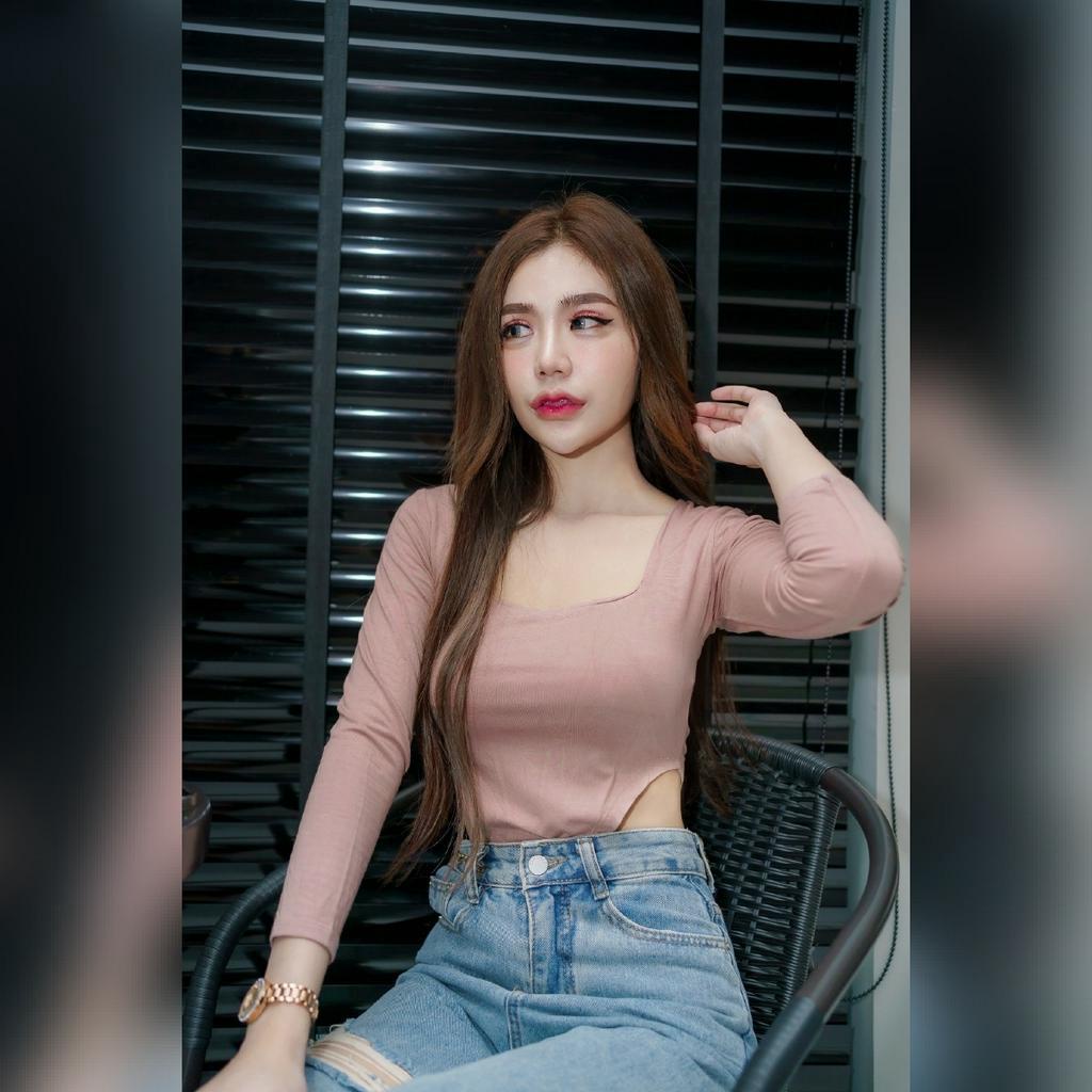 🌈 SpinnyHouse 🌈บอดี้สูทเว้าเอว บอดี้สูทแขนยาว ช่วงเป้าแกะได้น้าเป็นกระดุมแป๊กช่วงบนเป็นผ้า2ชั้น ...