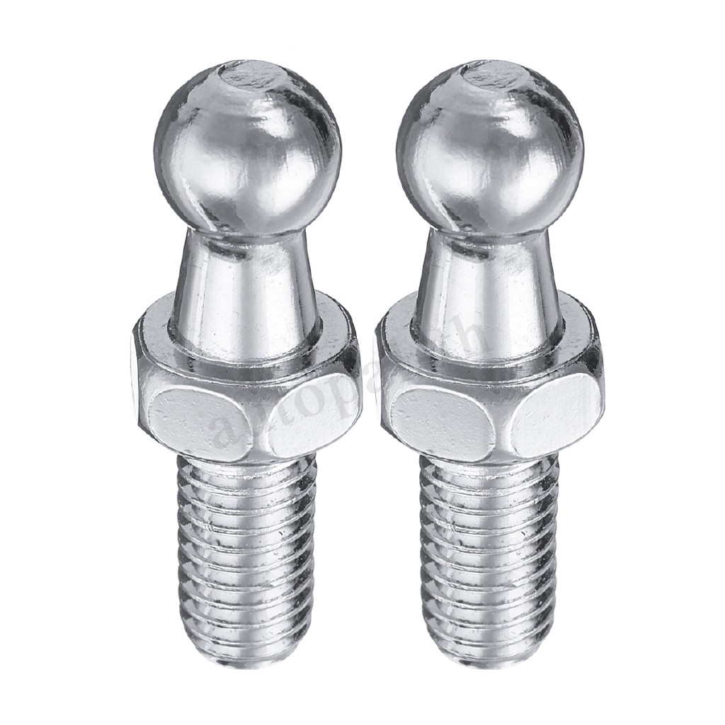 HOT SALE 2pcs Boot Bonnet Gas Strut End Fitting 10mm M8 Ball Pin Joint ...