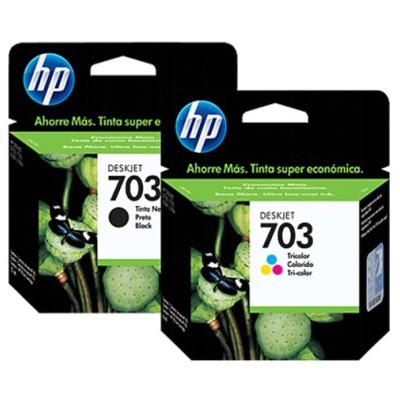 (พร้อมส่ง) HP 703BK/CO ตลับหมึกอิงค์เจ็ทของแท้100% Original Ink ...