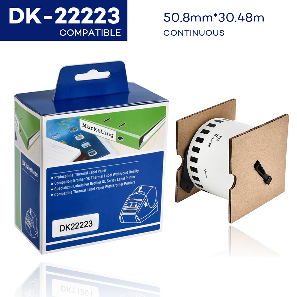 สติกเกอร์ฉลาก DK-22205 DK22205 DK-22210 DK-22214 DK-22223 DK-22225 DK-22243 62 มม. 29 มม. 38 มม. ...