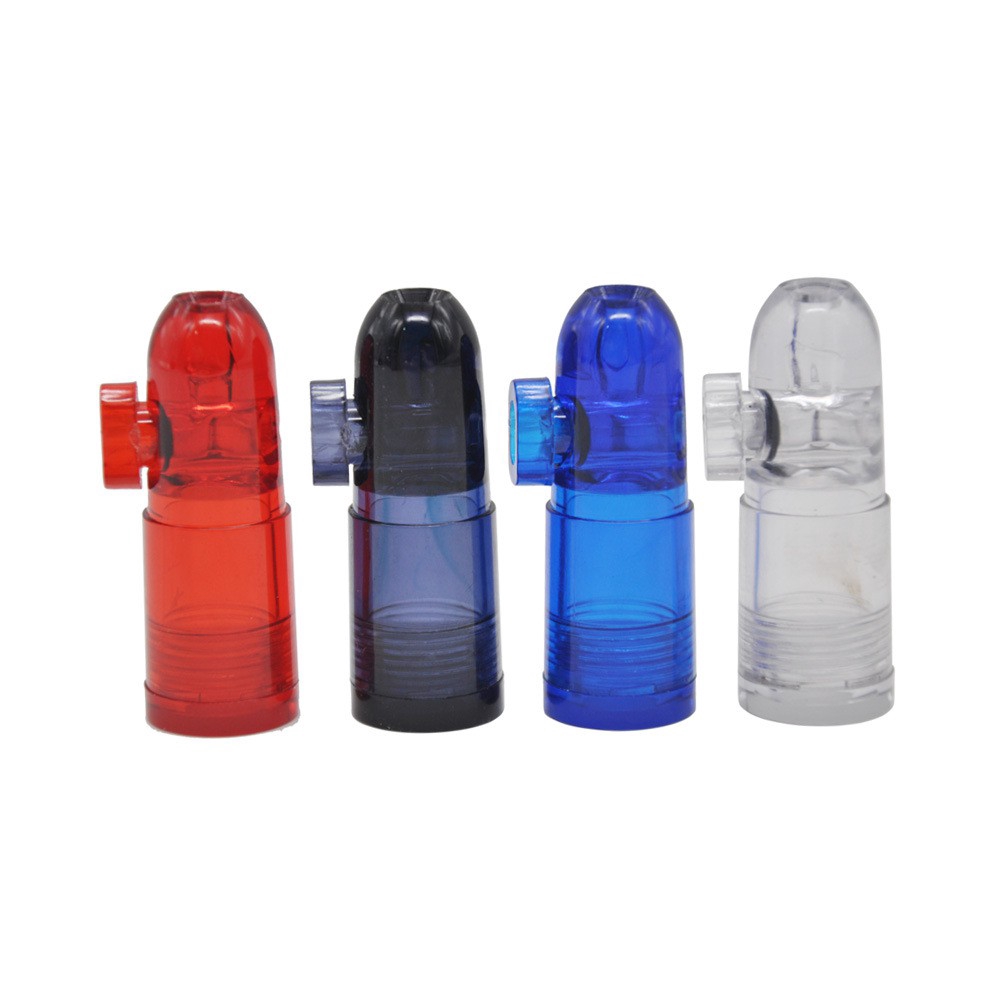 Acrylic Glass Snuff Bullet Rocket Snuff Sniffer Bottles | Shopee Thailand