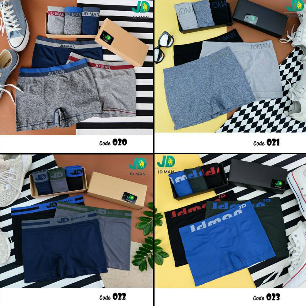 JD man กางเกงในชาย ⚡️ Set 3 ตัว 100฿ ผ้านุ่ม ใส่สบาย ระบายอากาศได้ดี ...