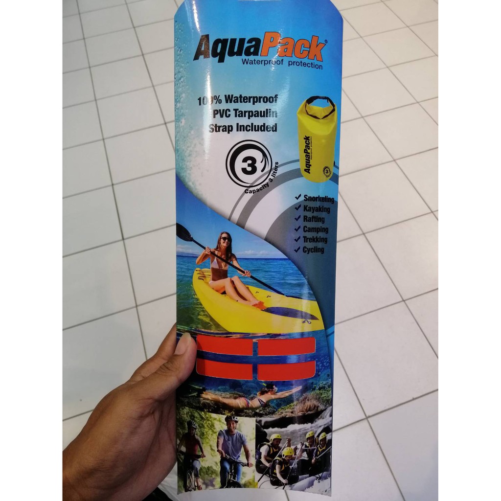 กระเป๋ากันน้ำ Aqua Dry Pack ของเเท้ (มีหลายขนาด 1.5L,3L,5L,10L,15L,20L ...