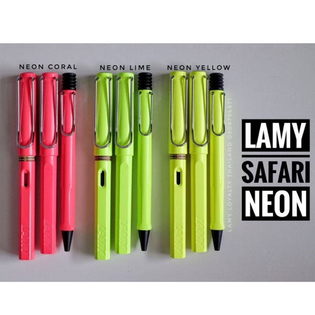**สีแซ่บๆของเเท้ พร้อมส่ง** Lamy Safari Neon Limited (neon coral 2014 ...
