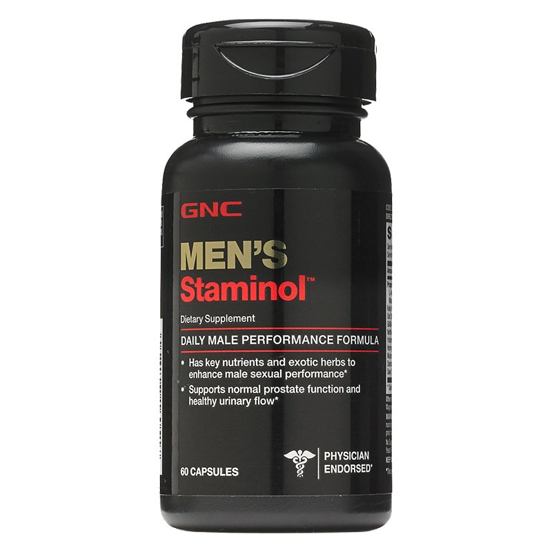 GNC Men's Staminol 60 Caps Prostate Function Male Stamina สมรรถภาพทาง ...