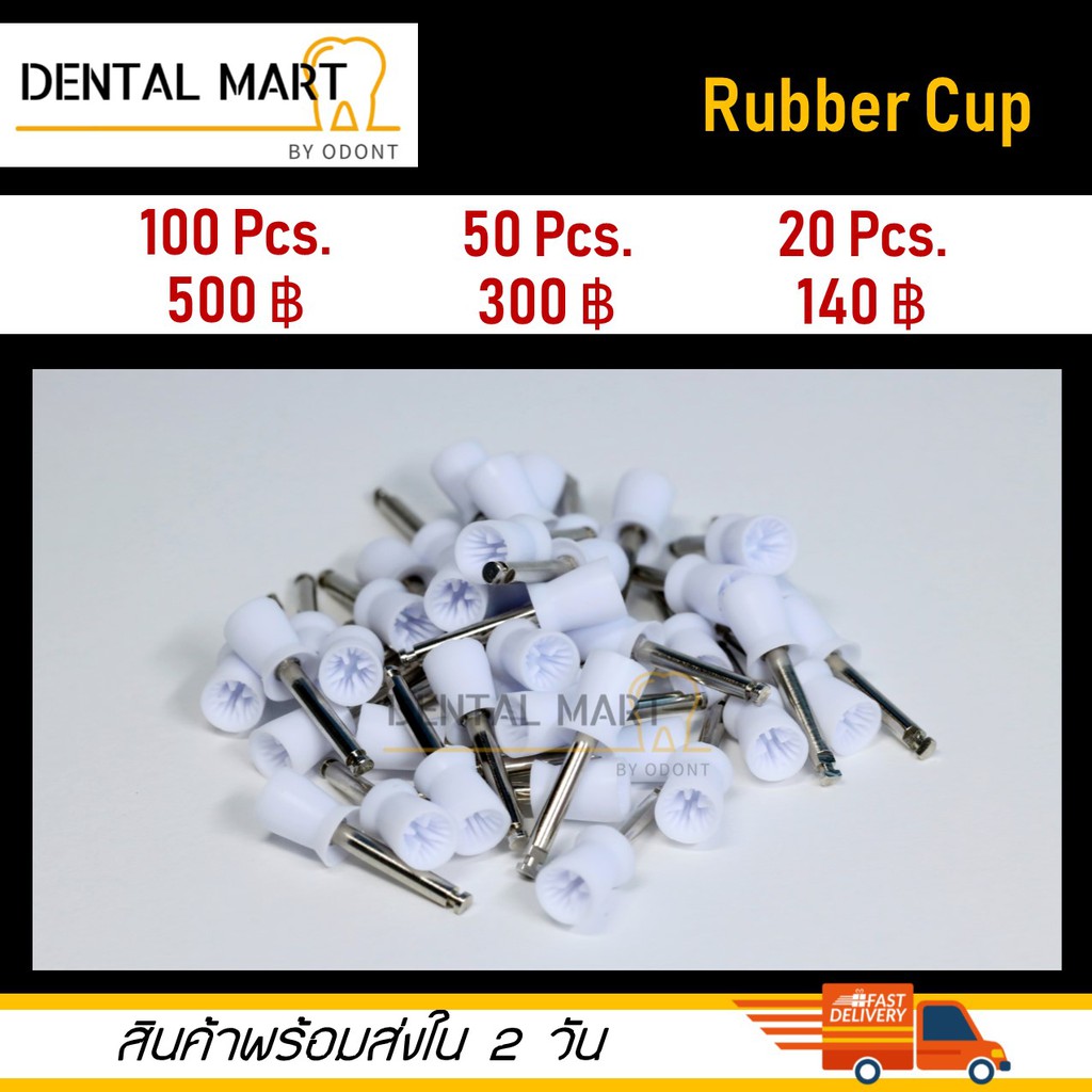 Dental rubber cup - white | Shopee Thailand