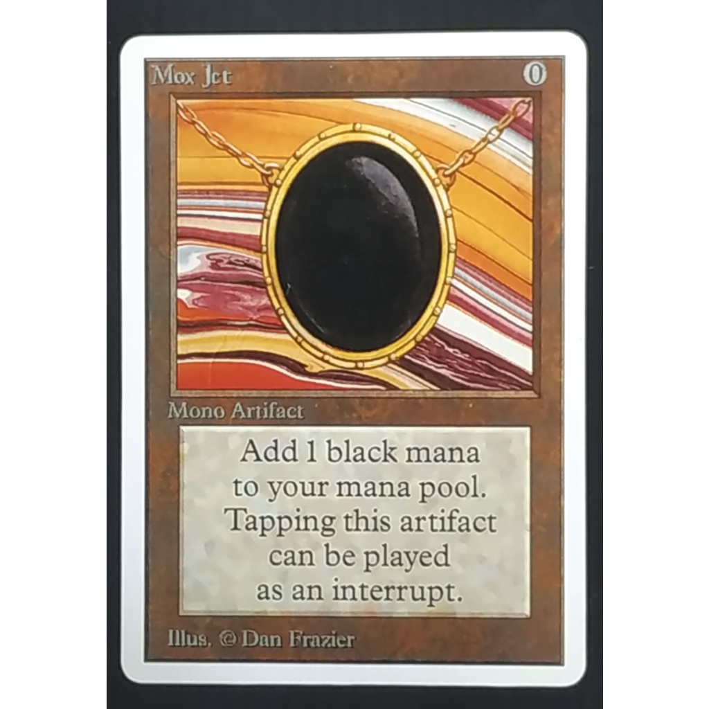 MTG Card Blue Core - White Frame Card - Mono Artifact - Mox Jet (Magic ...