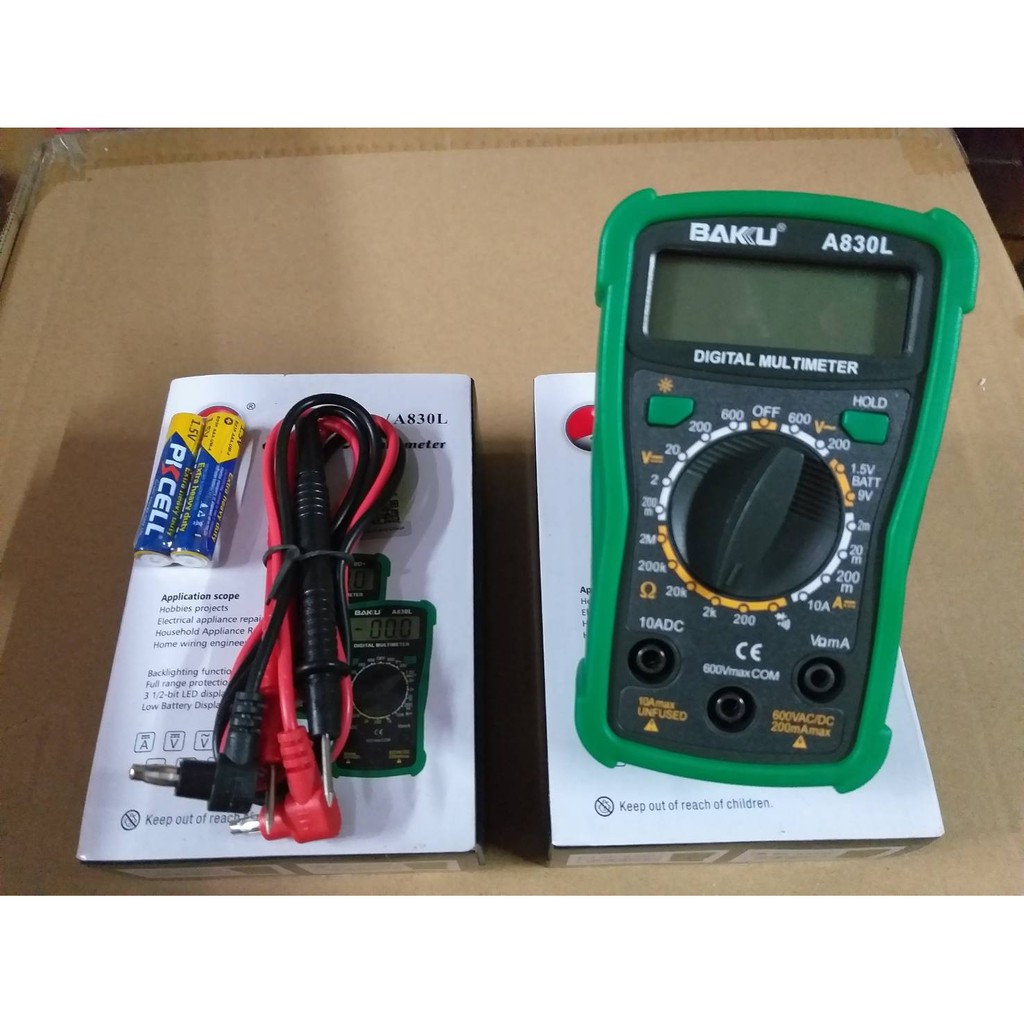 ดิจิตอลมัลติมิเตอร์ Digital Multimeter | Shopee Thailand