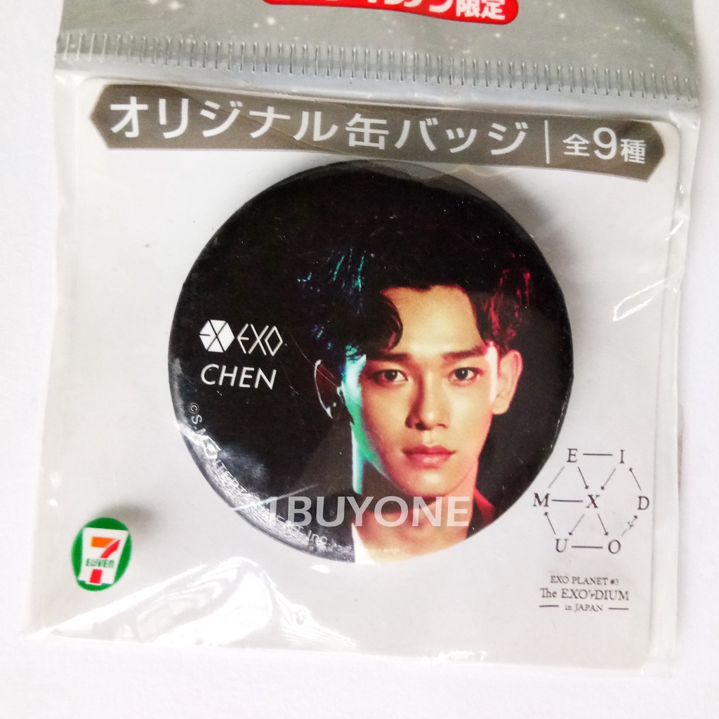 เฉิน คิมจงแด เอ็กโซ เข็มกลัด EXO Chen Kim Jong Dae EXO Planet # 3 7-11 Seven Eleven Limited ...