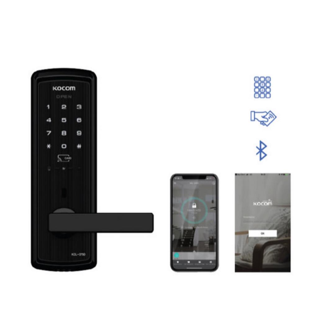 กลอนประตูดิจิตัล KOCOM DIGITAL DOOR LOCK รุ่น KDL-3750S Card Password ...