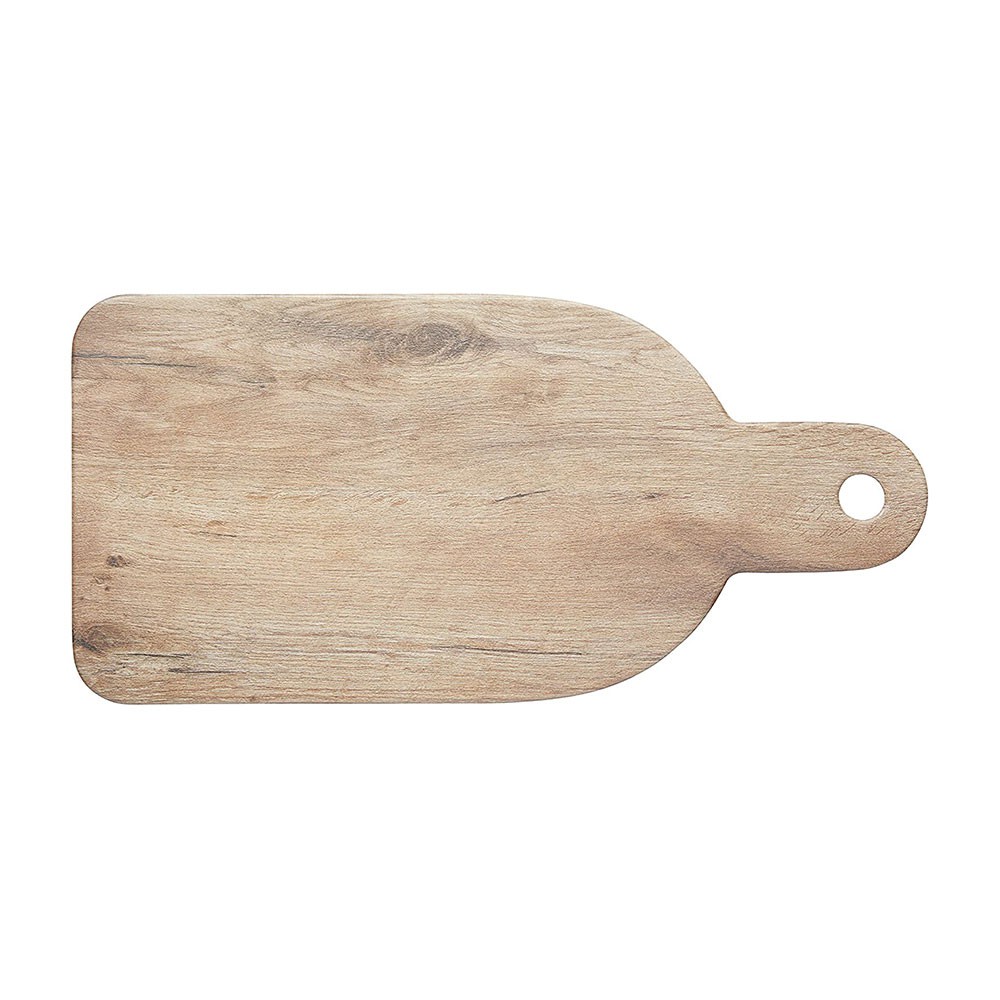 KitchenCraft Serving Board Paddle Rectangular Melamine Wood Effect ถาด ...