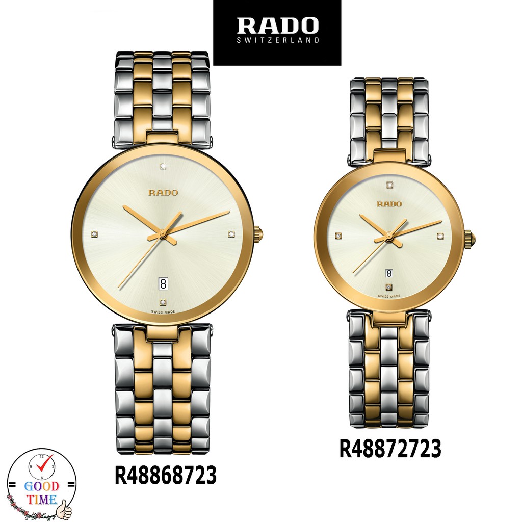 Rado Florence Quartz นาฬิกาข้อมือชาย,หญิง รุ่น R48868723,72723 สาย ...