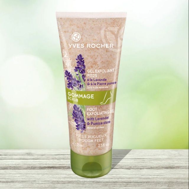 Yves Rocher BFC Scrub foot Exfoliating gel 75ml | Shopee Thailand
