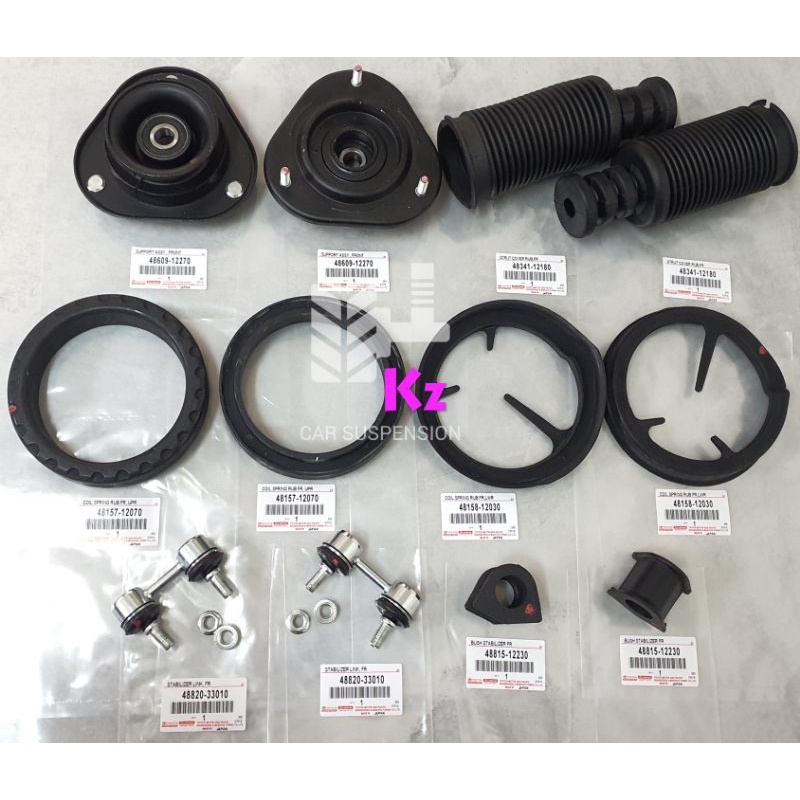 โตโยต้า!!!ด้านหน้า ABSORBER MOUNTING/ COVER/คอยล์ SPRING ยาง LOWER ...