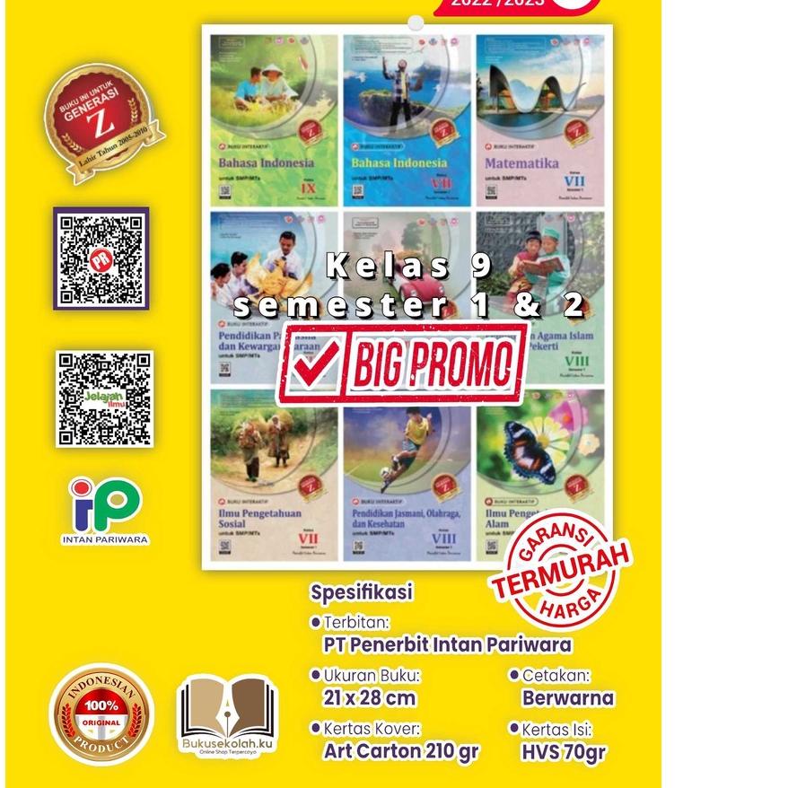 หนังสือ HOMEWORK แบบโต้ตอบ CLASS 9 SEMESSTER 1 & 2 2022/2023 INTAN ...