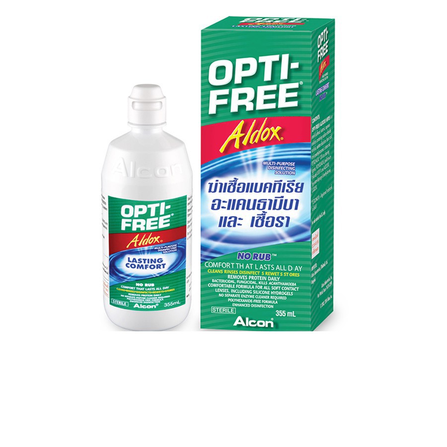 Optic-Free 355ml. น้ำยาล้างคอนแทคเลนส์ | Shopee Thailand