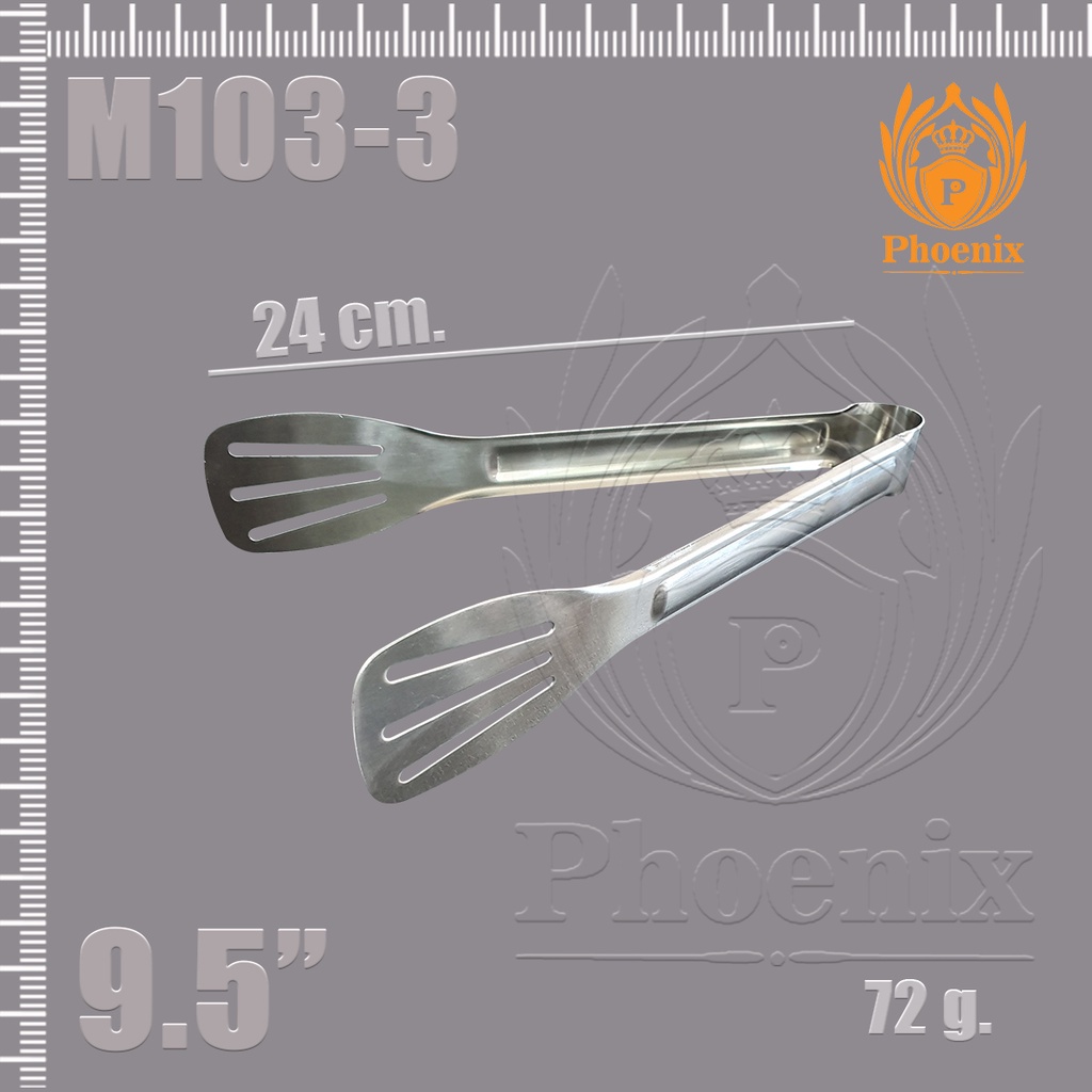 ที่คีบญี่ปุ่น 9.5 - 11.5 นิ้ว สแตนเลส 304 หัวแบน M103-3 M103-4 | Shopee ...