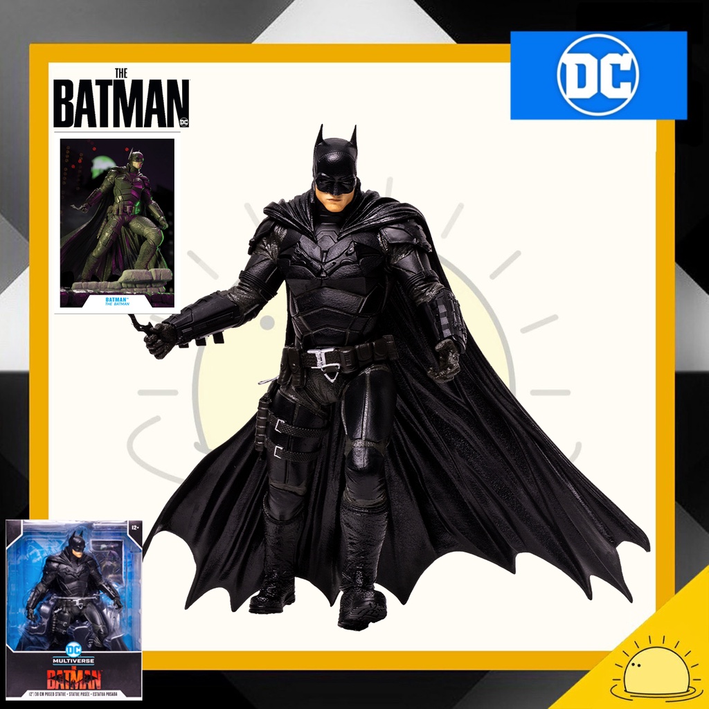 DC Multiverse The Batman 12″ The Batman Statue (ดำ) by Mcfarlane Toy ...