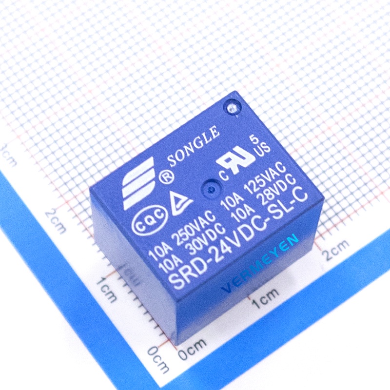 Songle Relay SRD-05VDC-SL-C 12VDC 24VDC-LS-A | Shopee Thailand