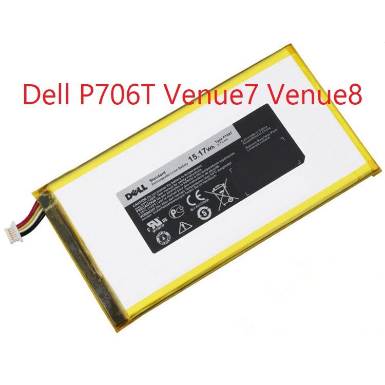 Dell P706T Venue7 8 3730 3830 3840 T02D T01C 5YTM4 Tablet Battery ...